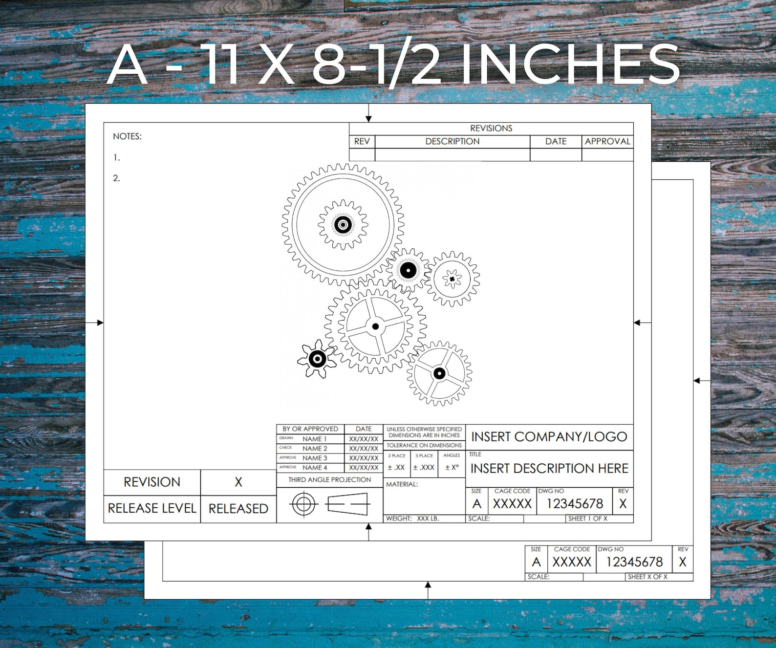 Visio Format Engineering Drafting, Drawing, Schematic or Blueprint ...
