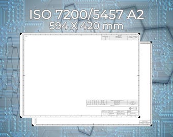 Visio Format ISO 5457 and 7200 Drafting, Drawing, Schematic, Plan ...