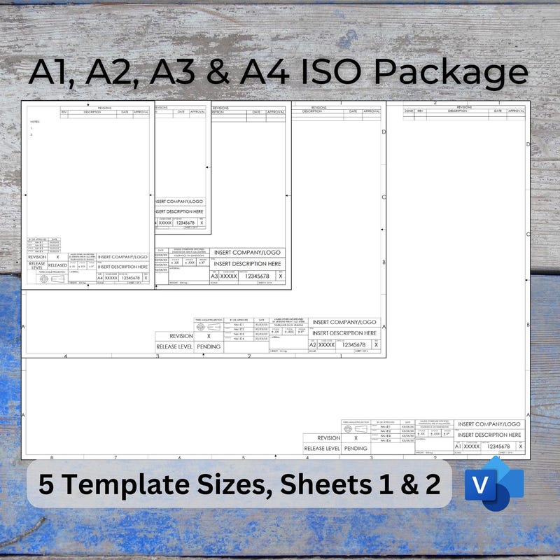 Layout of Drawing Sheet - Etsy UK
