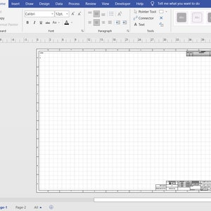 Visio Format Engineering Drafting, Drawing, Schematic or Blueprint ...