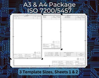 Visio Format ISO 5457 and 7200 Drafting, Drawing, Schematic, Plan ...