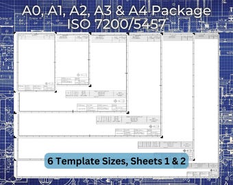 Visio Format ISO 5457 and 7200 Drafting, Drawing, Schematic, Plan ...