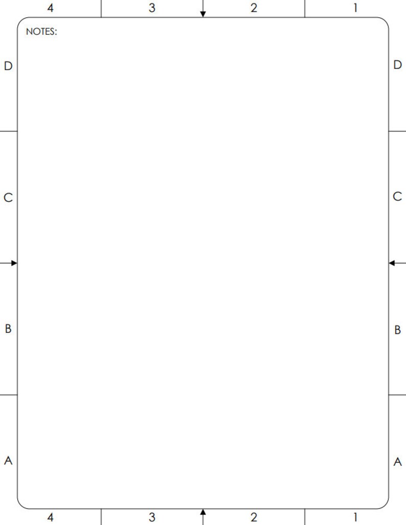 Printable 8-1/2 X 11 STEM Engineering Drafting, Drawing, Schematic or ...