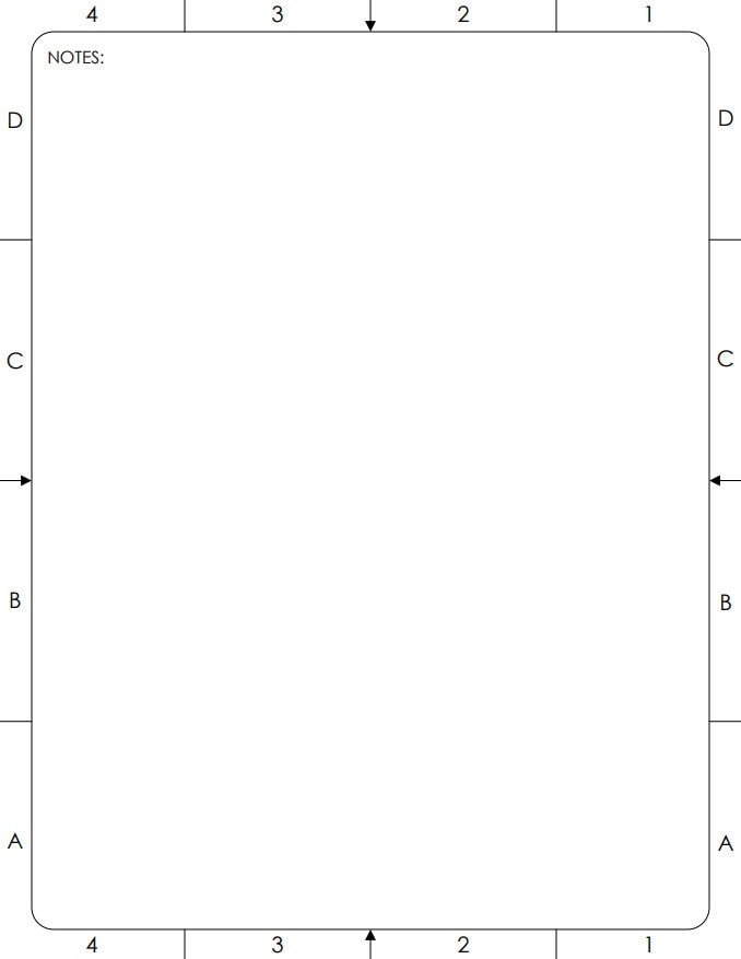 Printable 8-1/2 X 11 STEM Engineering Drafting, Drawing, Schematic or ...