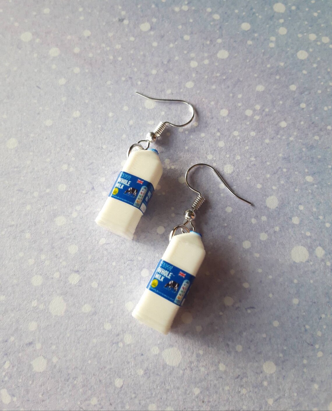 Milk Bottle Earrings. Milk Carton Earrings. Unusual Quirky - Etsy