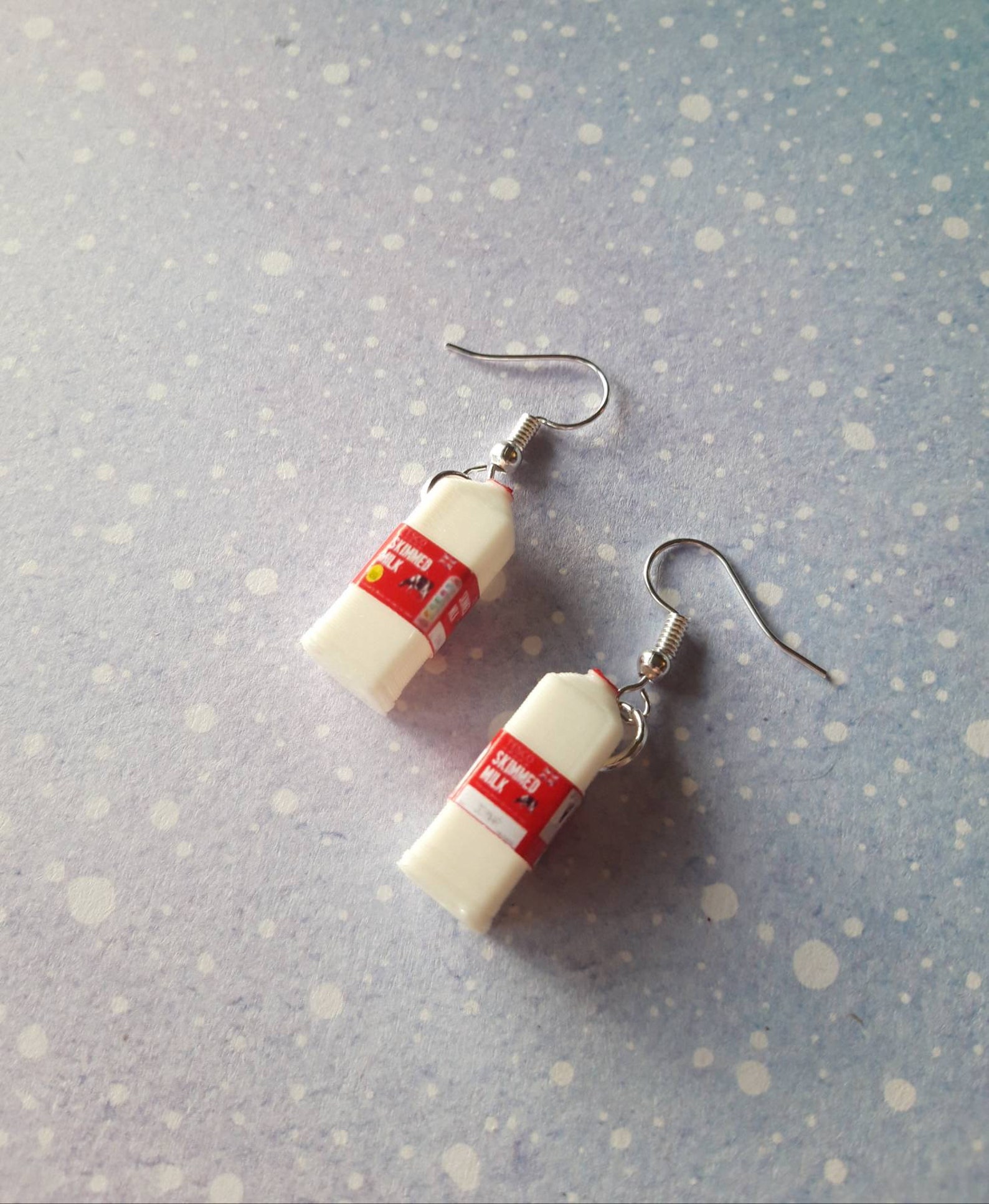 Milk Bottle Earrings. Milk Carton Earrings. Unusual Quirky - Etsy