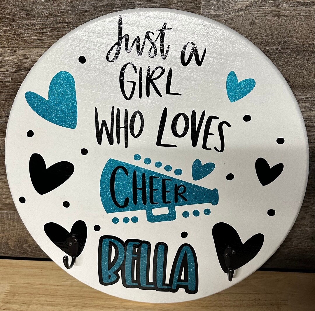 Cheer Metal Hanger; Cheerleader Metal Display, Cheerleader Room Decor ...