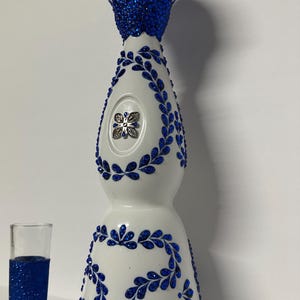 Bedazzled Sparkly Shimmery Clase Azul Tequila Bottle EMPTY, Clase Azul ...