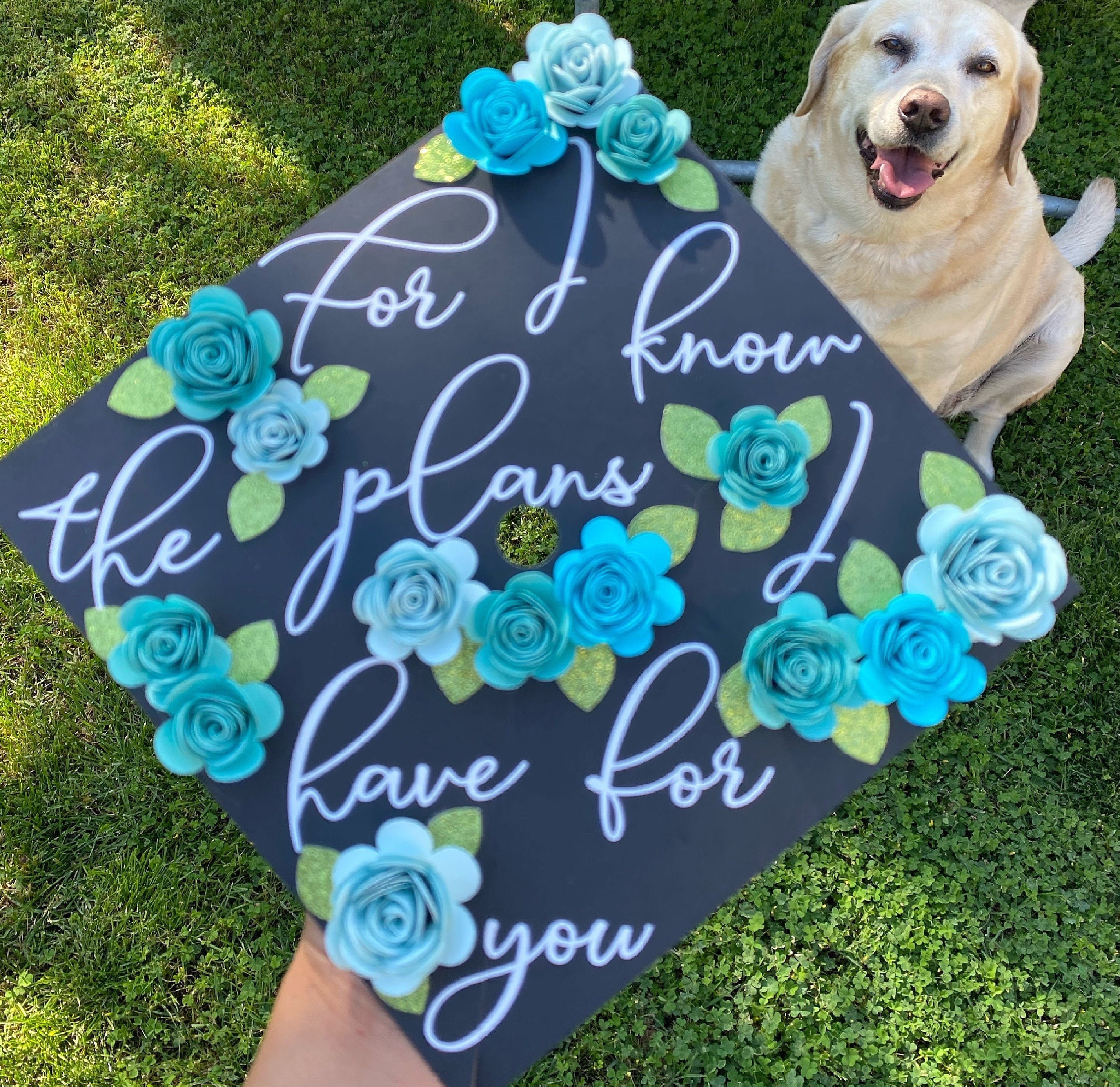 Custom-Made Graduation Cap Topper — MrsWrightPartyof9