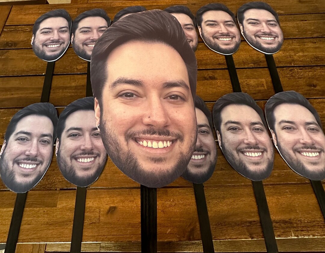 Groom Big Head Stick Prop, Birthday Big Head Prop, Big Head Graduation ...