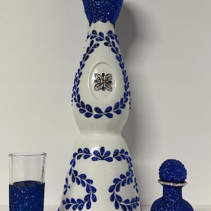 Bedazzled Sparkly Shimmery Clase Azul Tequila Bottle EMPTY, Clase Azul ...