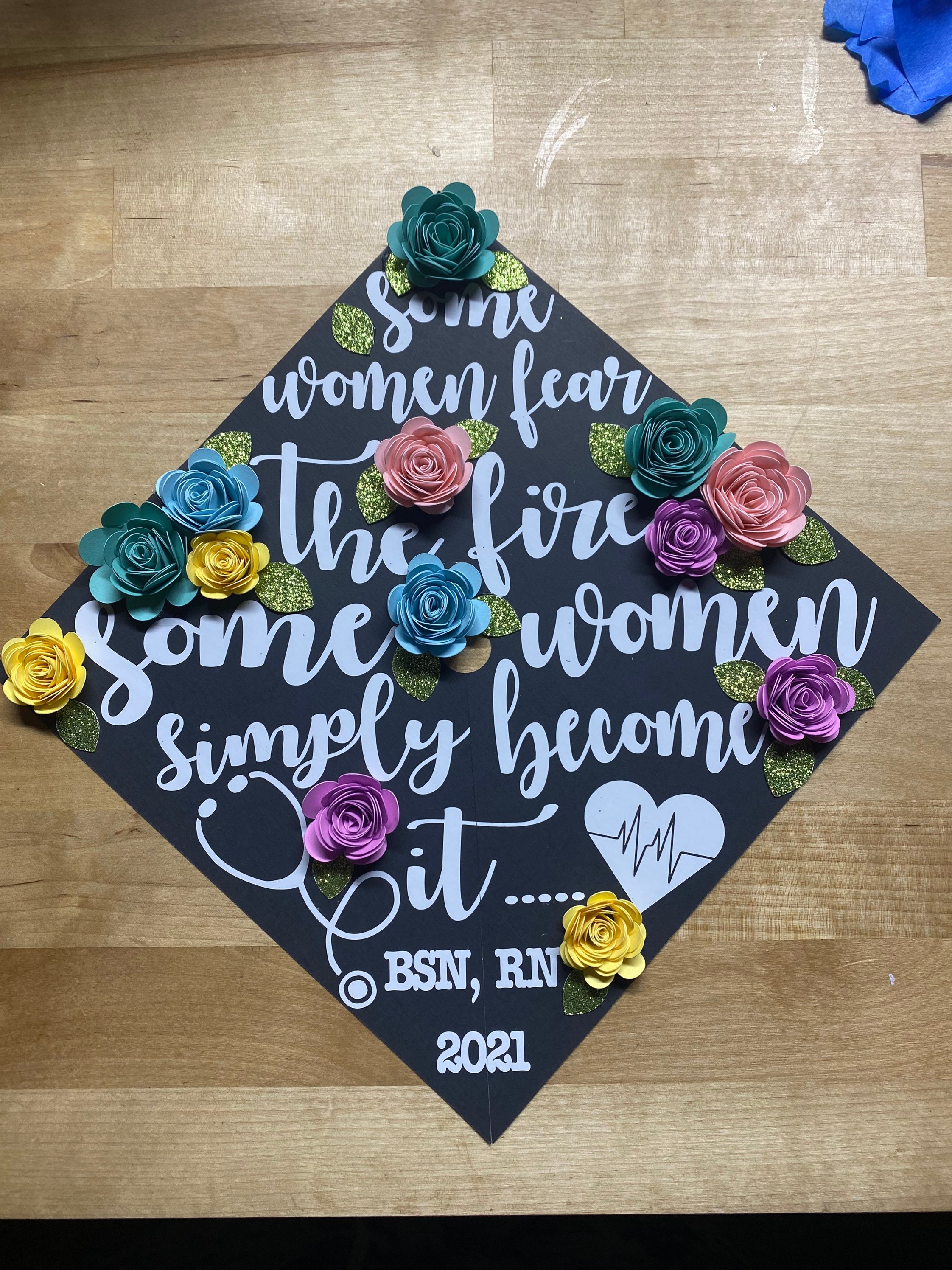 Custom-Made Graduation Cap Topper — MrsWrightPartyof9