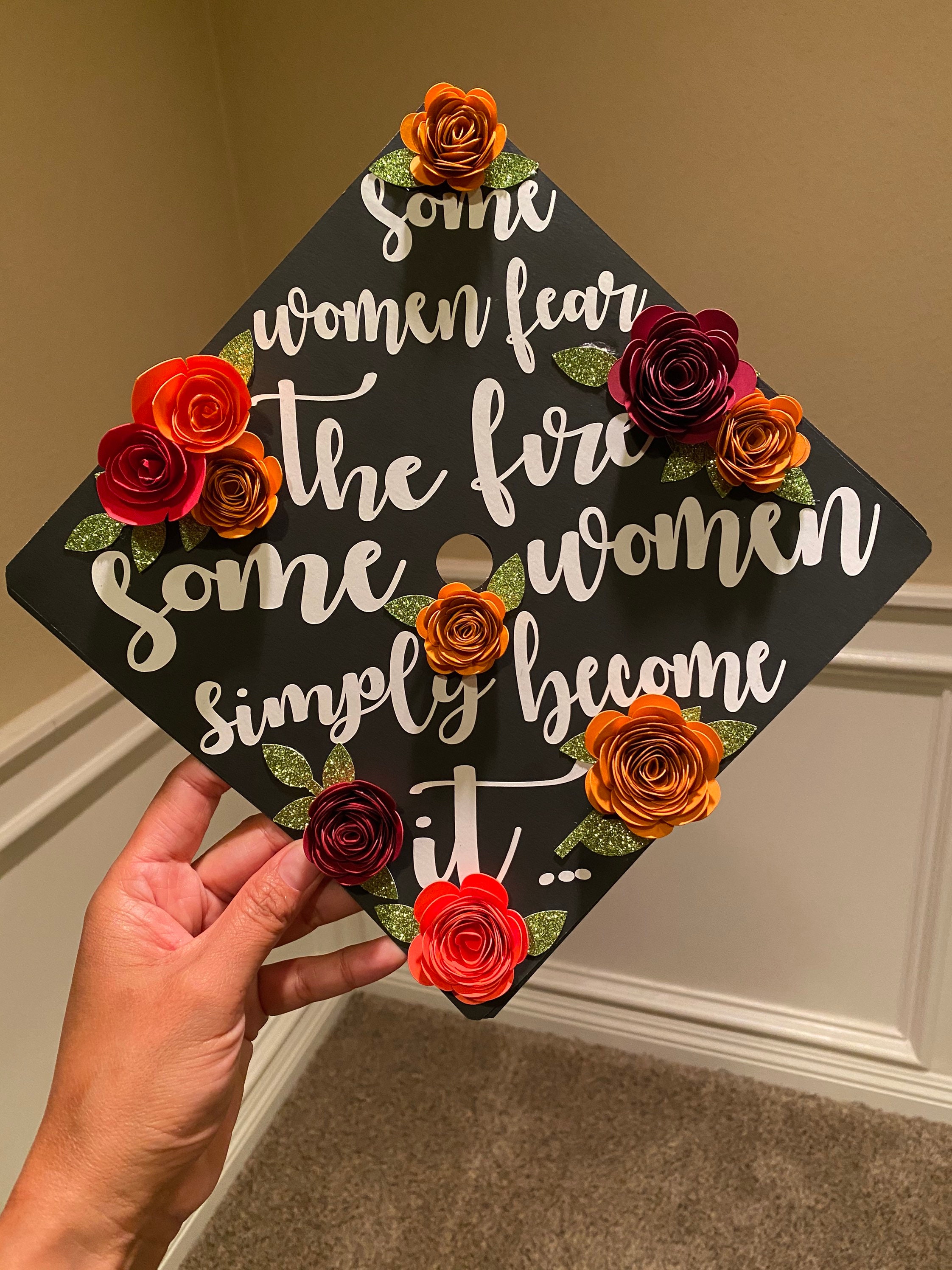 Custom-Made Graduation Cap Topper — MrsWrightPartyof9