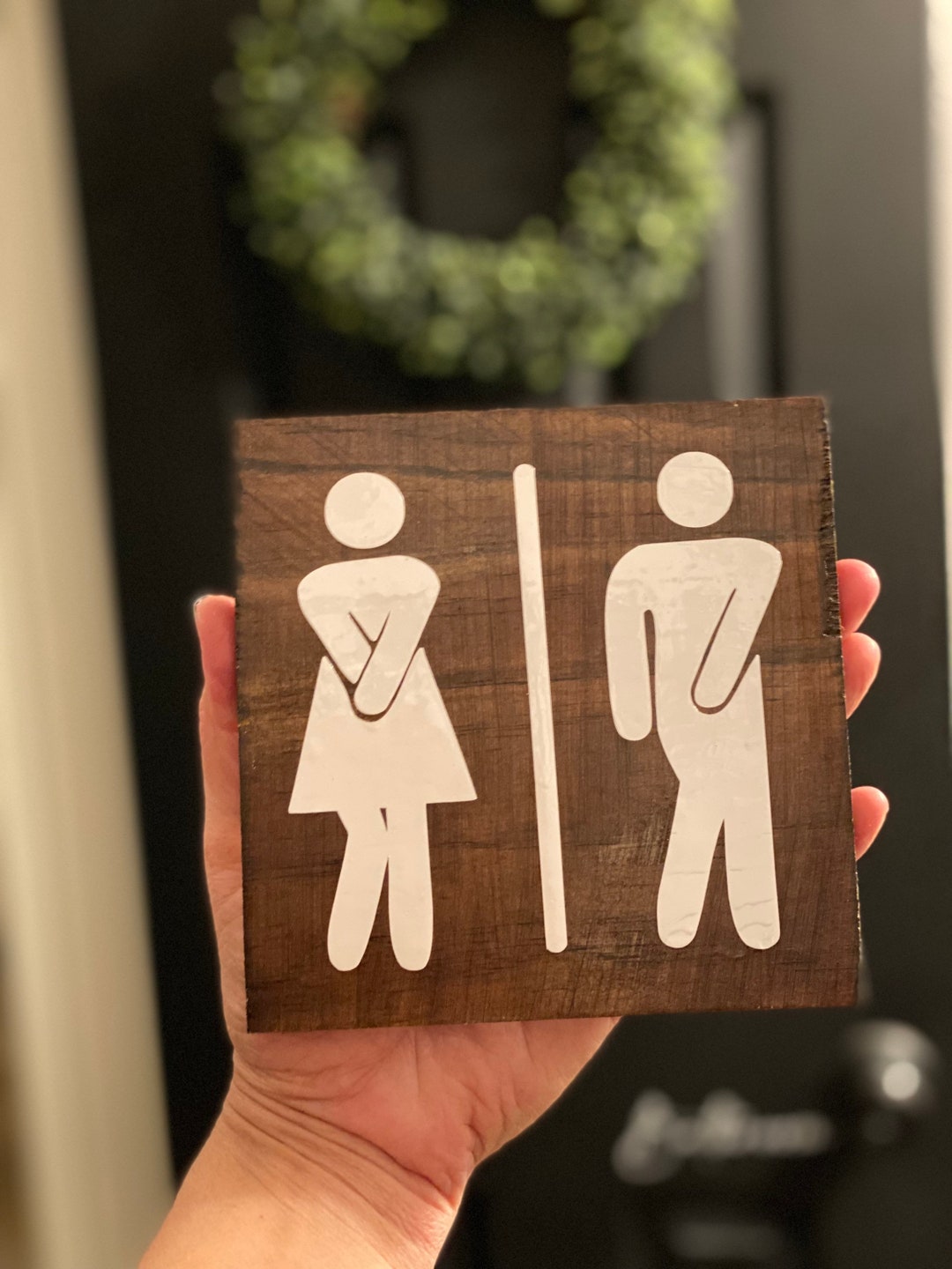 Bathroom Sign, Potty Dance Sign, Funny Bathroom Sign, Potty Dance Decor ...