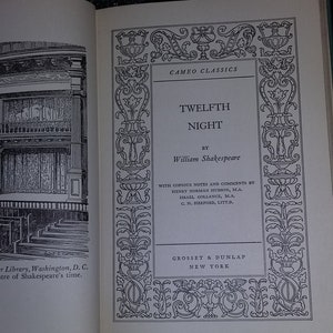 Twelfth Night by William Shakespeare | Etsy