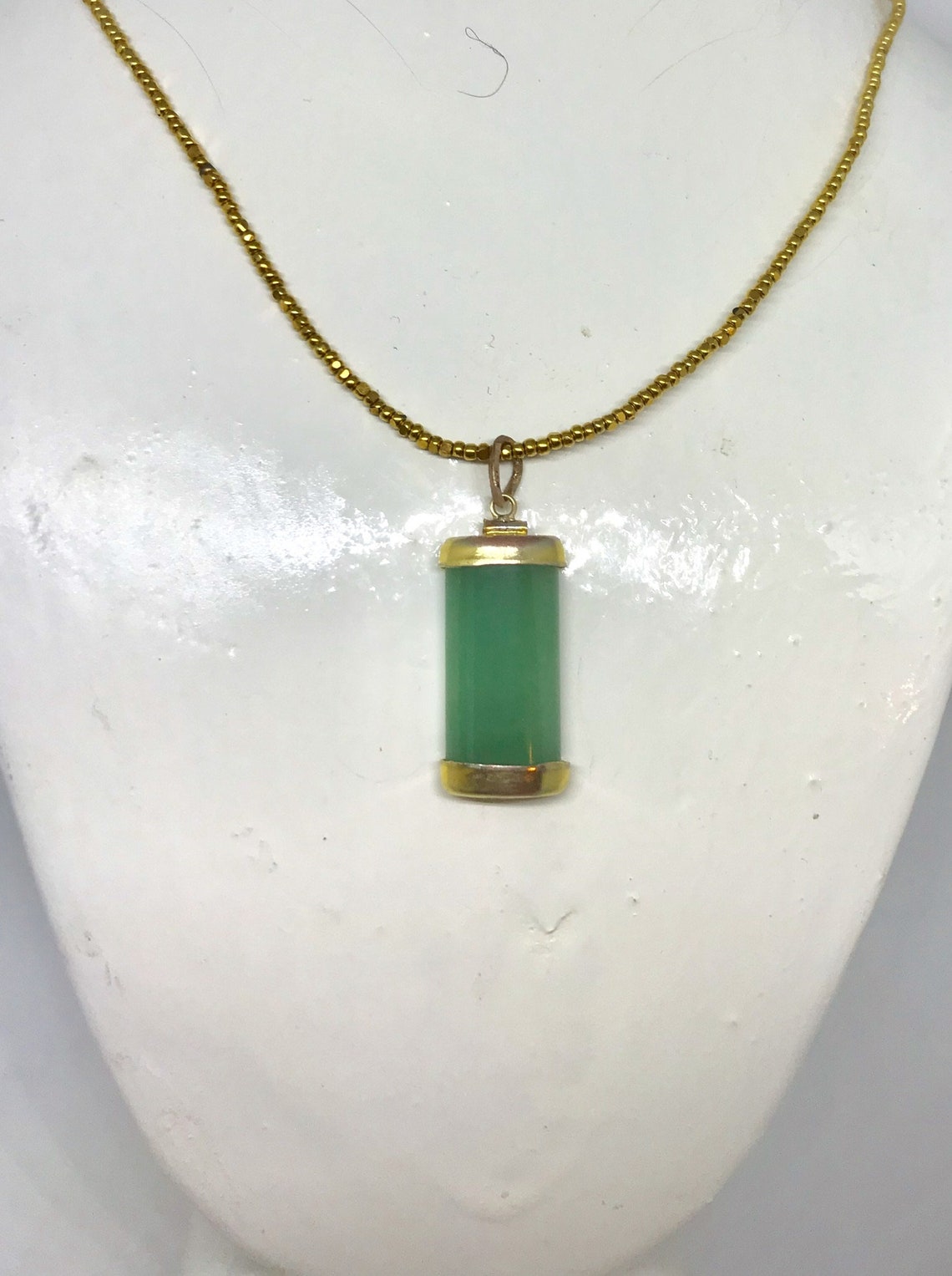 Jade Pendant Authentic Jade Necklace Sterling Jade Necklace | Etsy