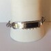 Silver I.D. Bracelet David Nameplate Bracelet Stainless Steel I.D ...