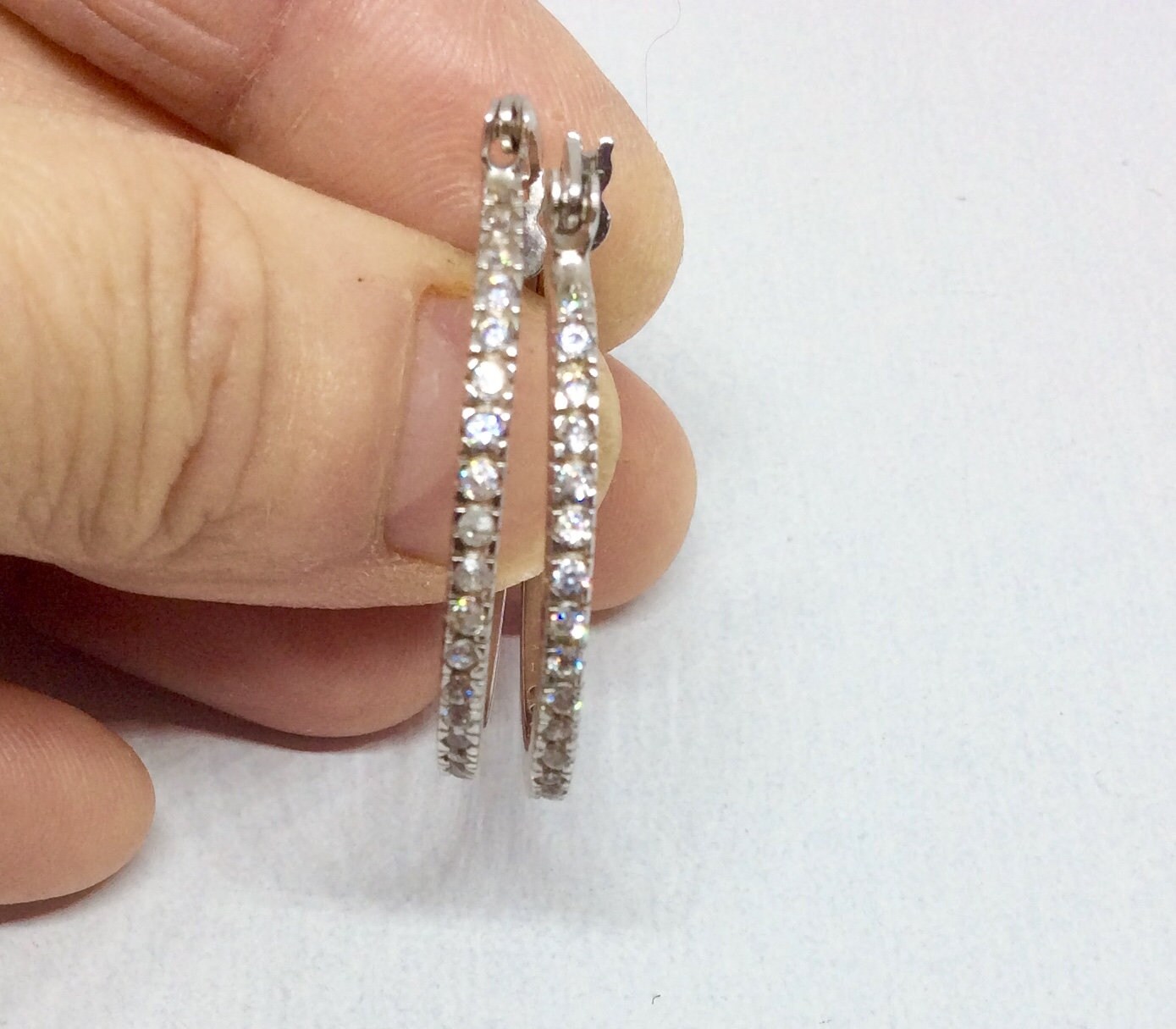 Artsy Sterling Hoops- Sterling Silver Hoop Earrings- Hoops With Posts ...