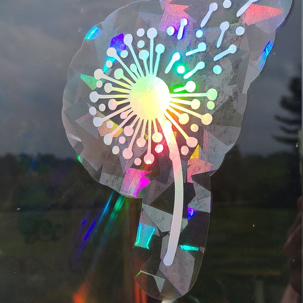 Dandelion Window Decal - Etsy