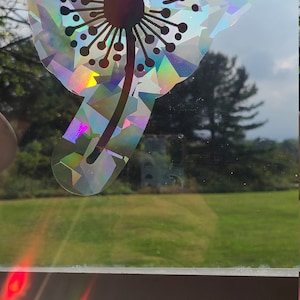 Dandelion // Rainbow Window Film // Cast Rainbows // Easily Removed and ...