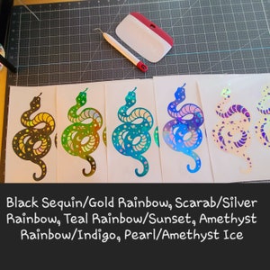 Galaxy Snake Vinyl Decal | Holographic Car, Laptop, Water Bottle ...