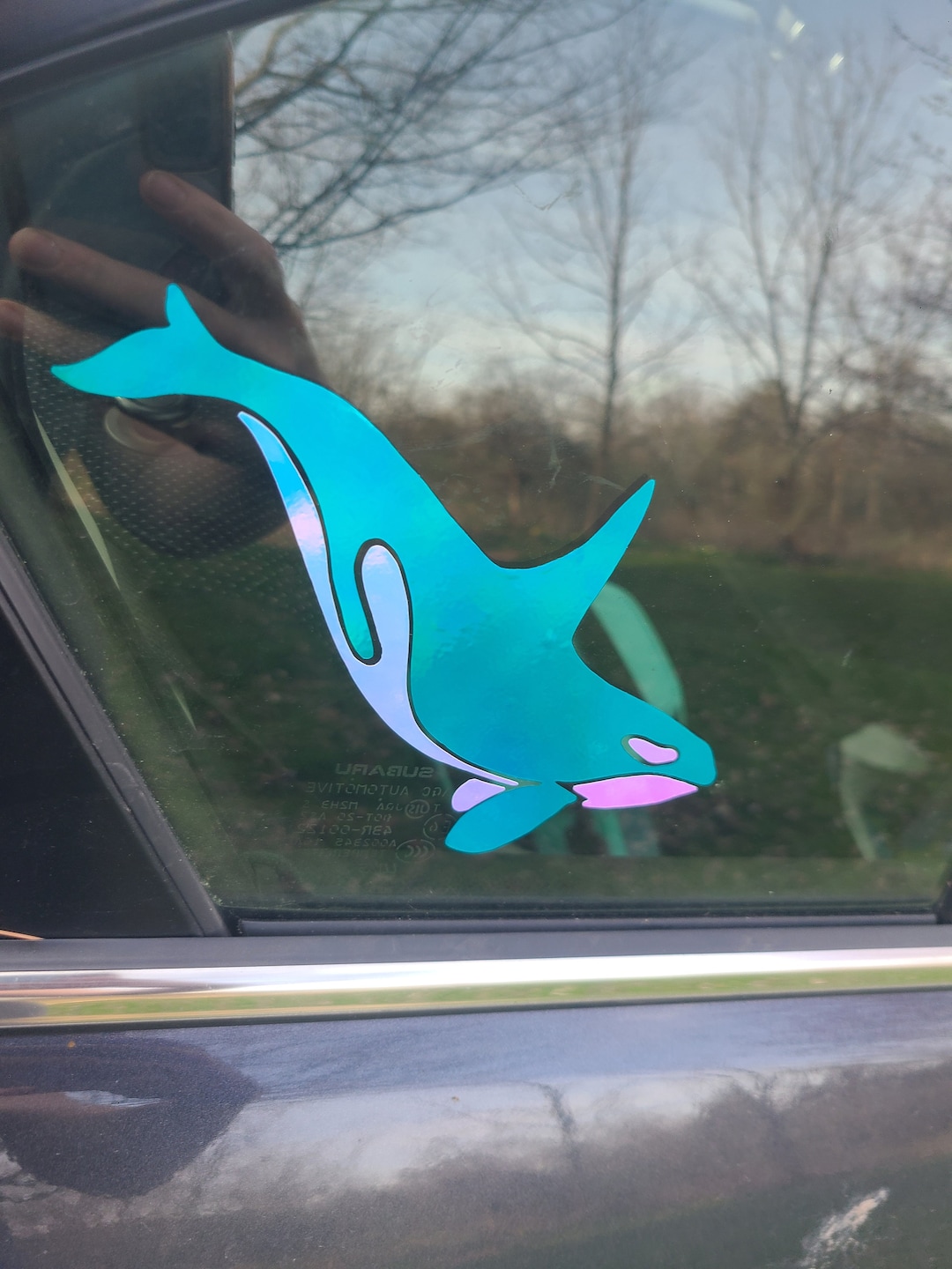 Orca Whale Color Shifting Vinyl Decal Sticker // Car Decal // Window ...
