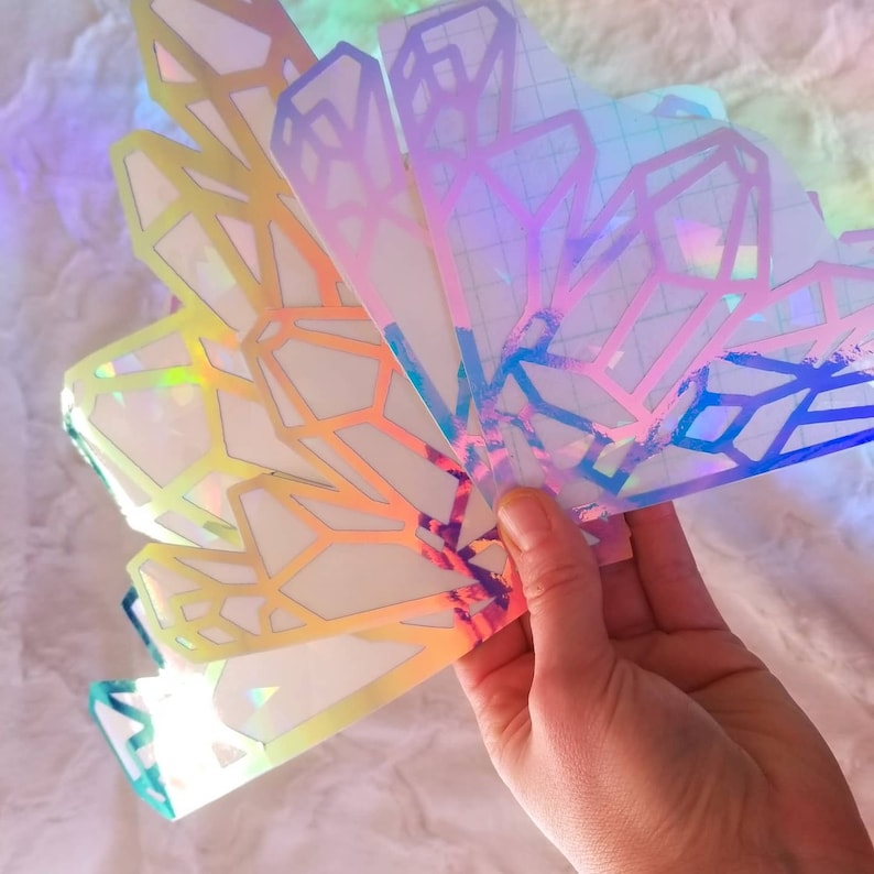 Crystal Corner Suncatcher // Window Decal // Prism Sticker // - Etsy