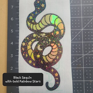 Galaxy Snake Vinyl Decal | Holographic Sticker for Outdoor, Indoor ...