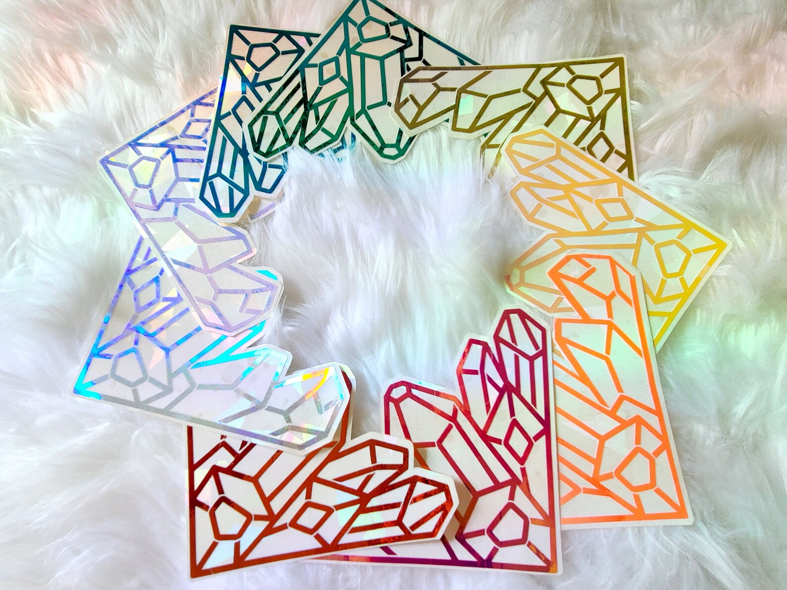 Crystal Corner Suncatcher // Window Decal // Prism Sticker // - Etsy