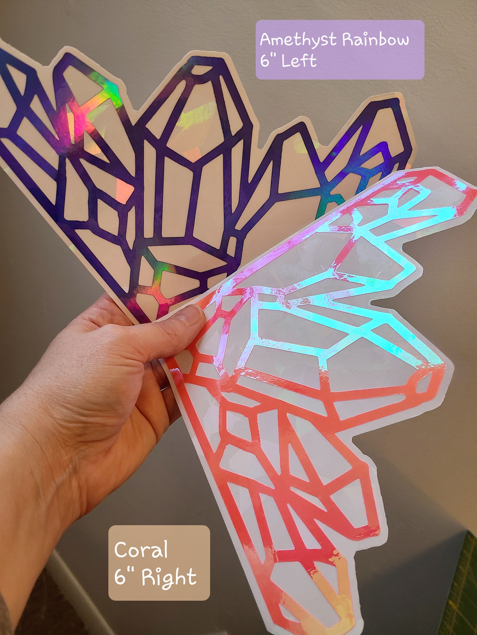 Crystal Corner Suncatcher // Window Decal // Prism Sticker // - Etsy