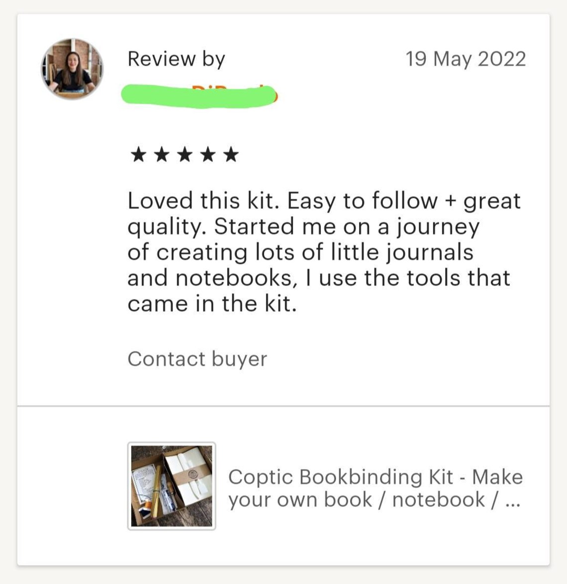 Coptic Bookbinding Kit Make Your Own Book / Notebook / - Etsy