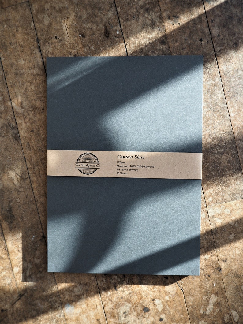 A5 / A4 Slate Grey / Black Plain Paper Packs 170gsm for - Etsy