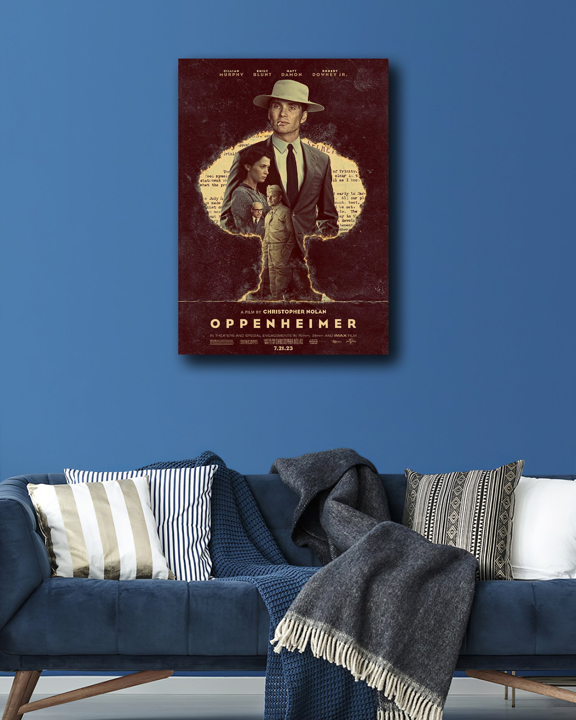 Oppenheimer Movie Poster, Oppenheimer Wall Art Poster, Oppenheimer ...