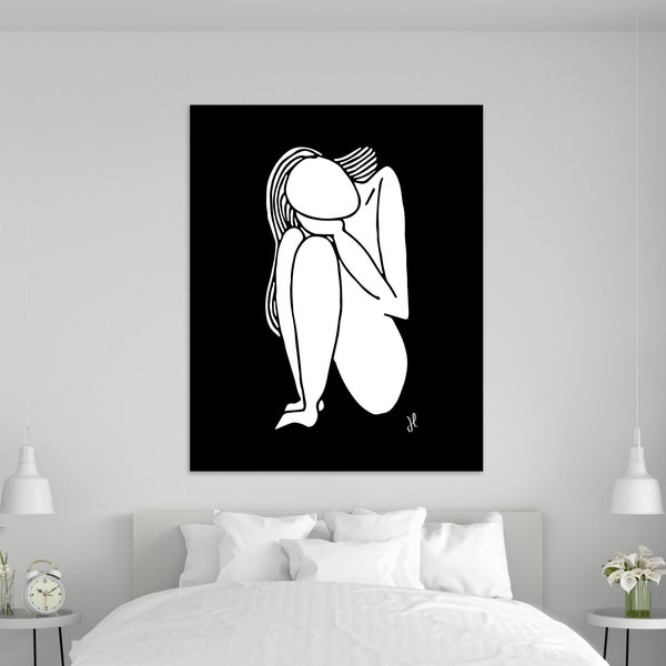 Abstract Female Figure - Etsy