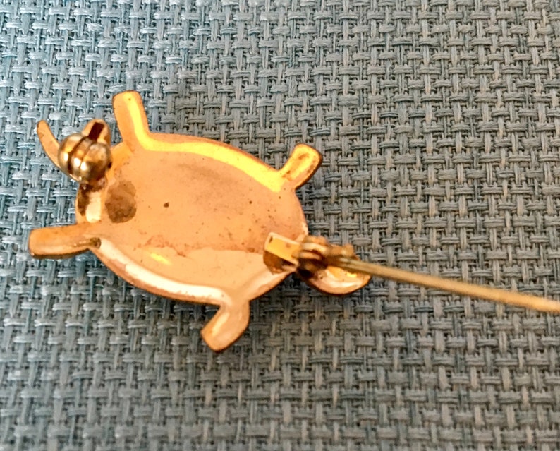 Pin de tortuga madre de perla de la década de 1960 - Etsy España