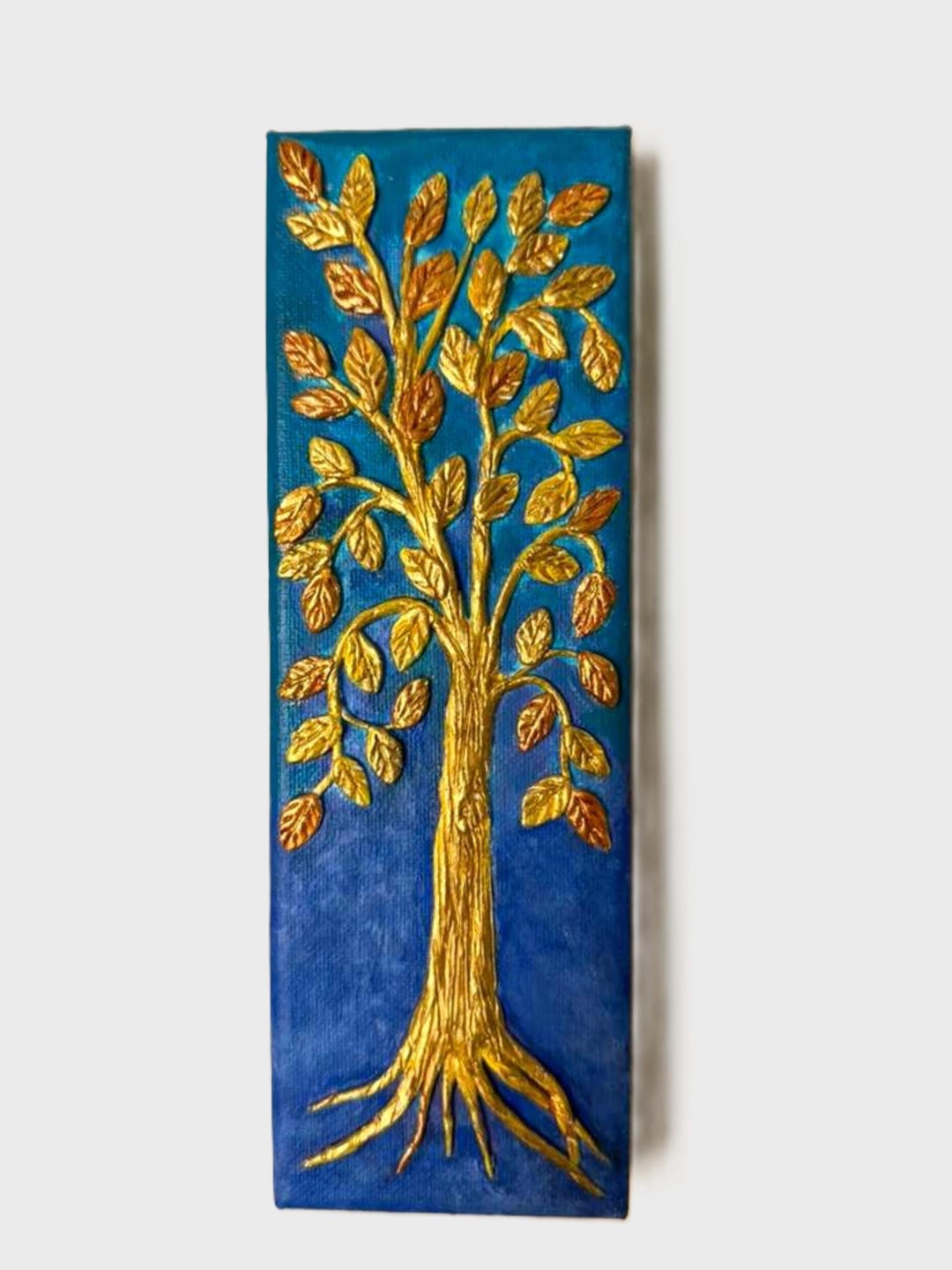 3D Clay Tree of Life Painting Original Art 3x9 Inches - Etsy