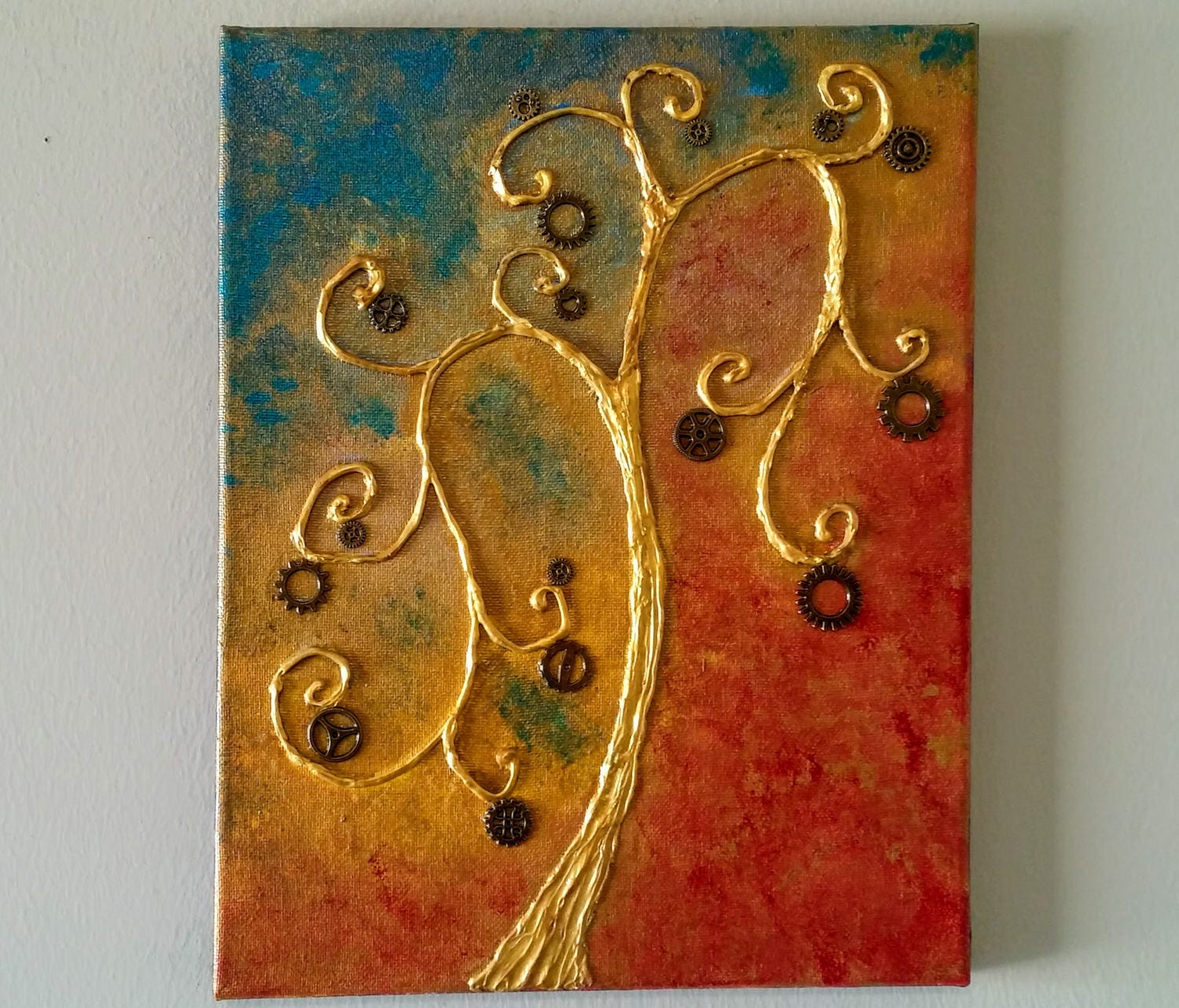 Original tree of life paintingWhimsical tree | Etsy