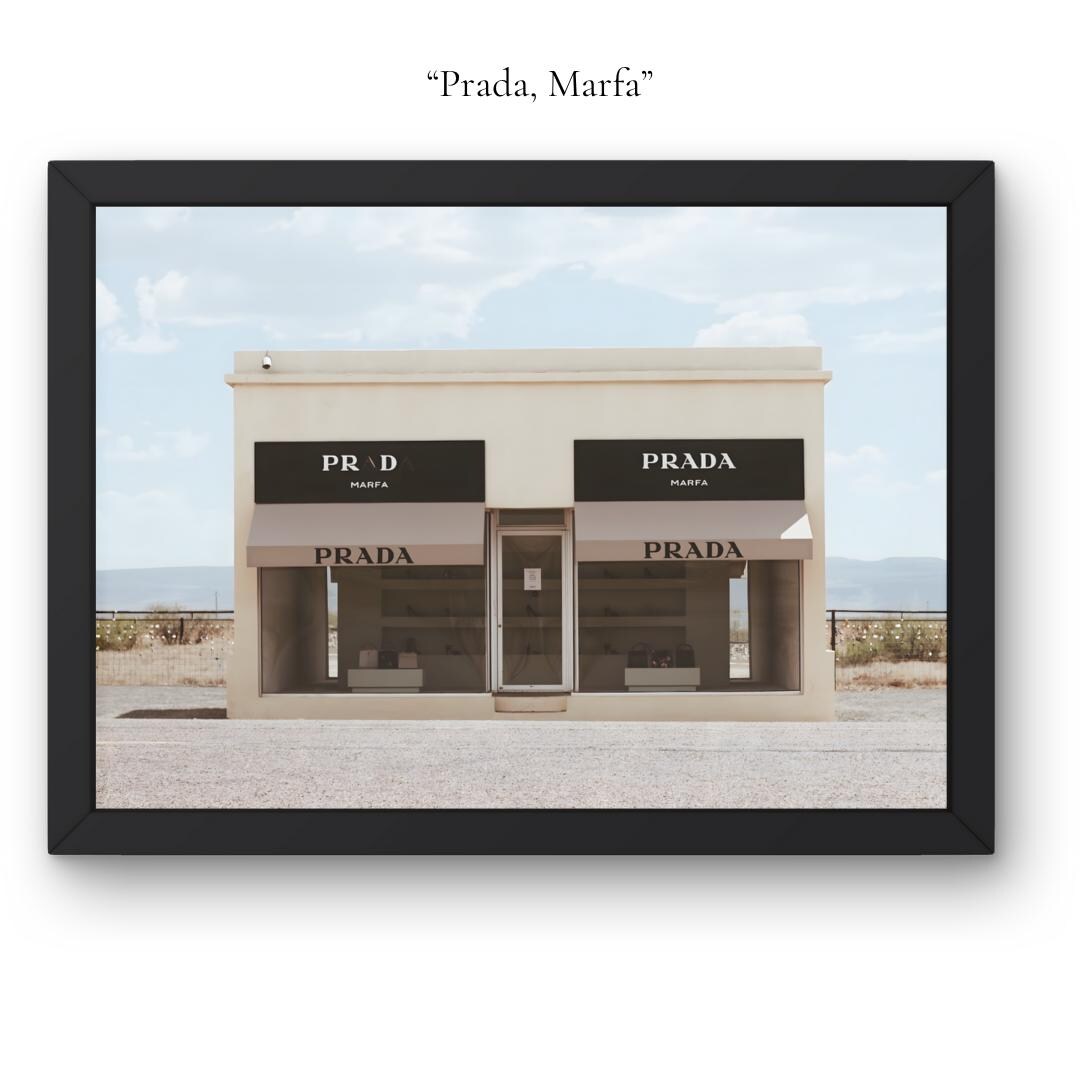Prada Marfa Digital Download Photo | Minimalist Wall Art, Modern Home ...