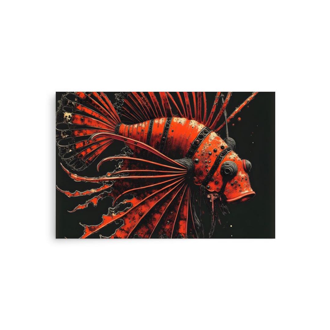 Lionfish Poster - Etsy