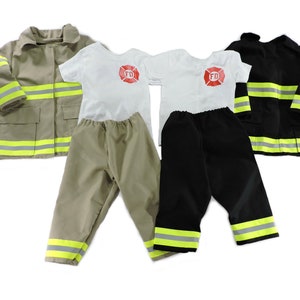 Firefighter Toddler Boy Outfit, Turnout Jacket, Future Fireman ...