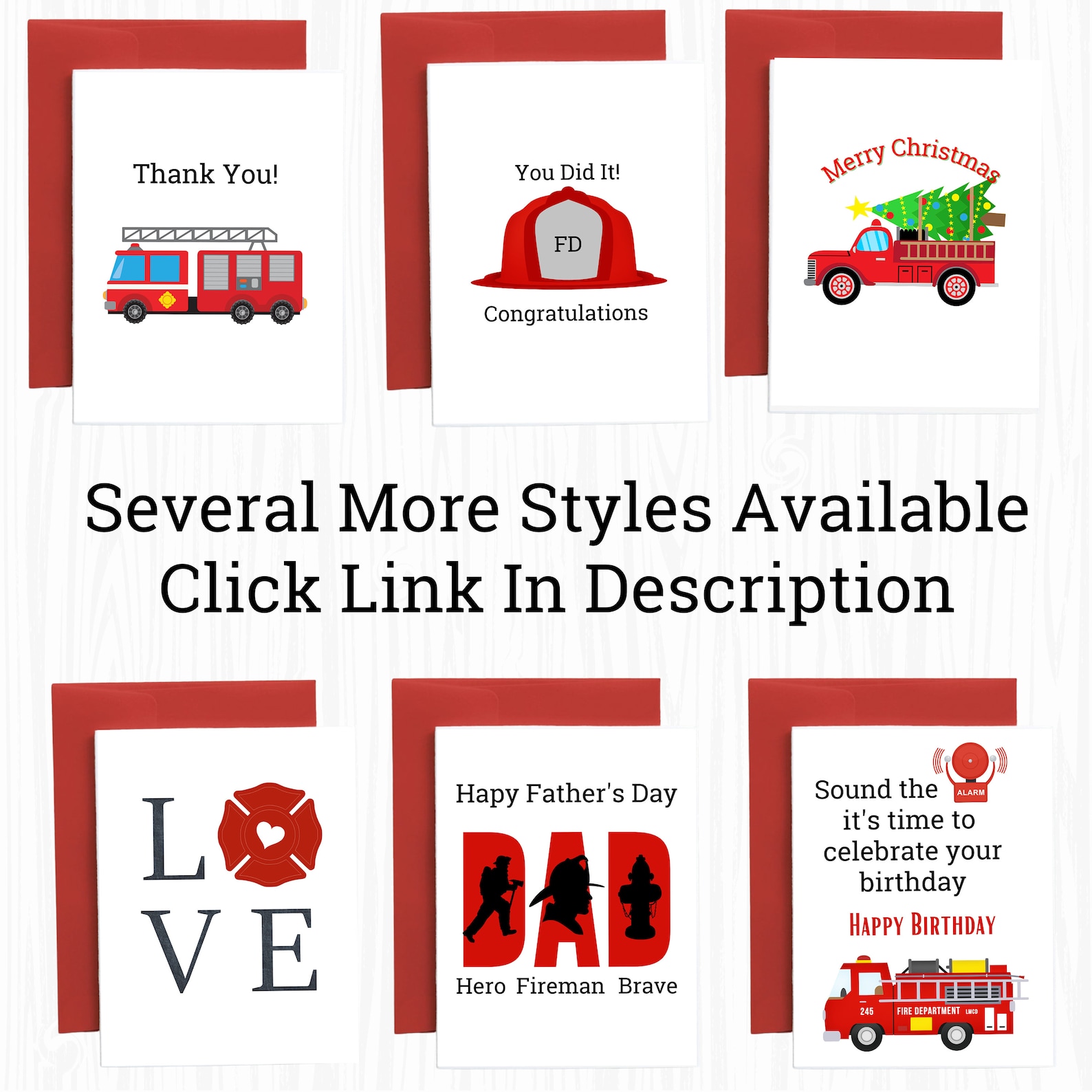 You Did It Firefighter Card Printable Fireman - Etsy