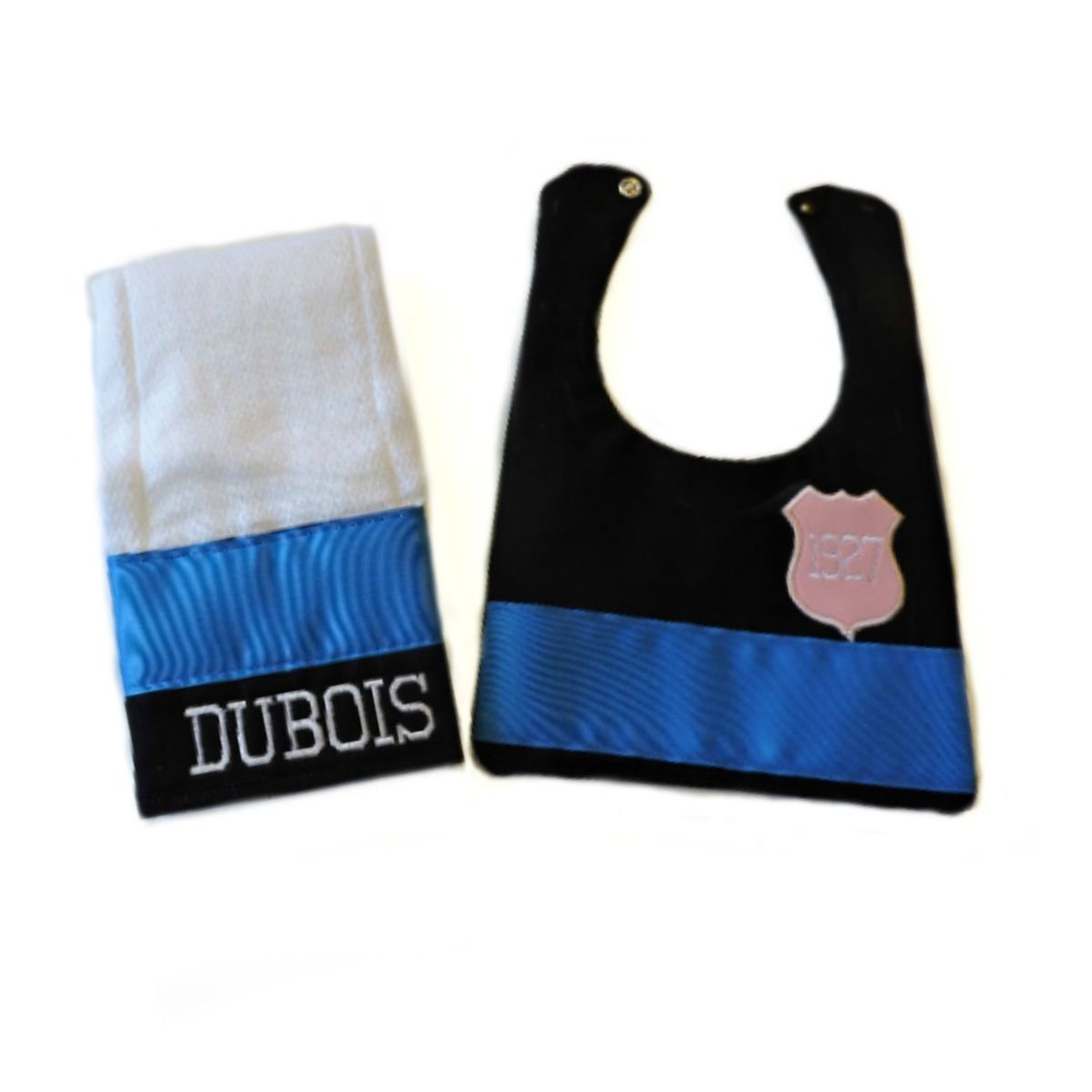Police Officer Baby Boy or Girl Bib and Personalized Matching - Etsy