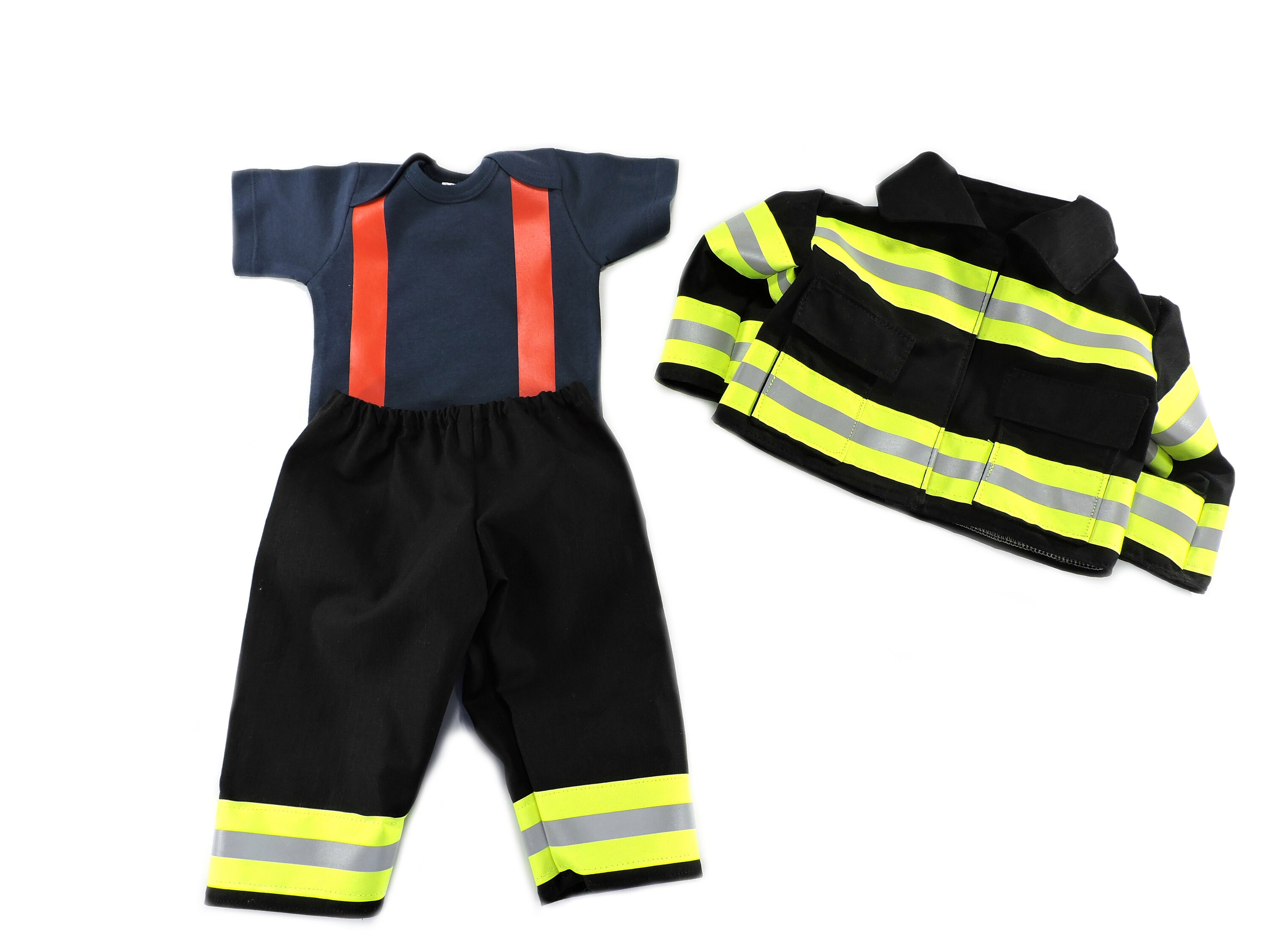 Firefighter Baby Boy Outfit and Jacket option personalize | Etsy