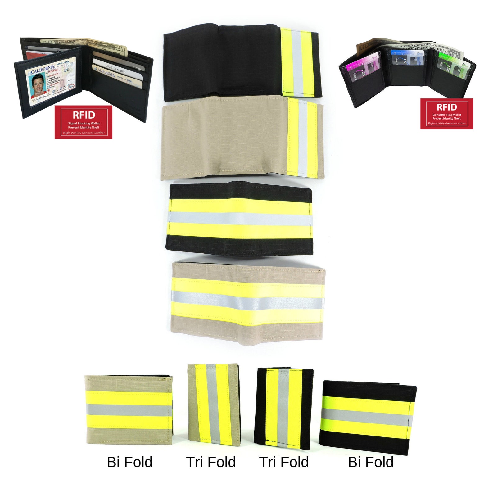 Firefighter Wallet Gift for Him RFID Bi Fold OR Tri Fold - Etsy