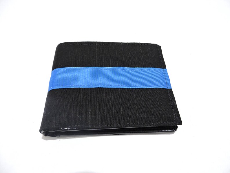 Police Officer Thin Blue Line RFID Bi Fold Wallet Police | Etsy