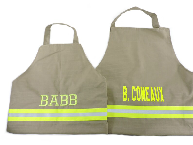 Firefighter Personalized BBQ Apron Regular / Large Apron - Etsy