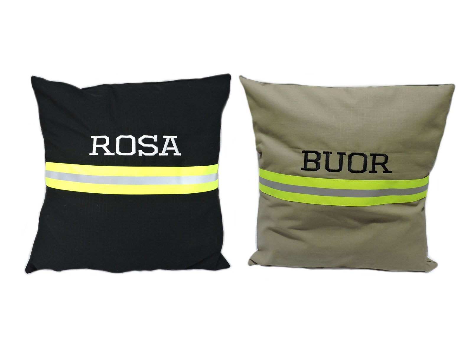 Firefighter Pillow COVER, Firefighter Gift for Him, Firefighter Room ...