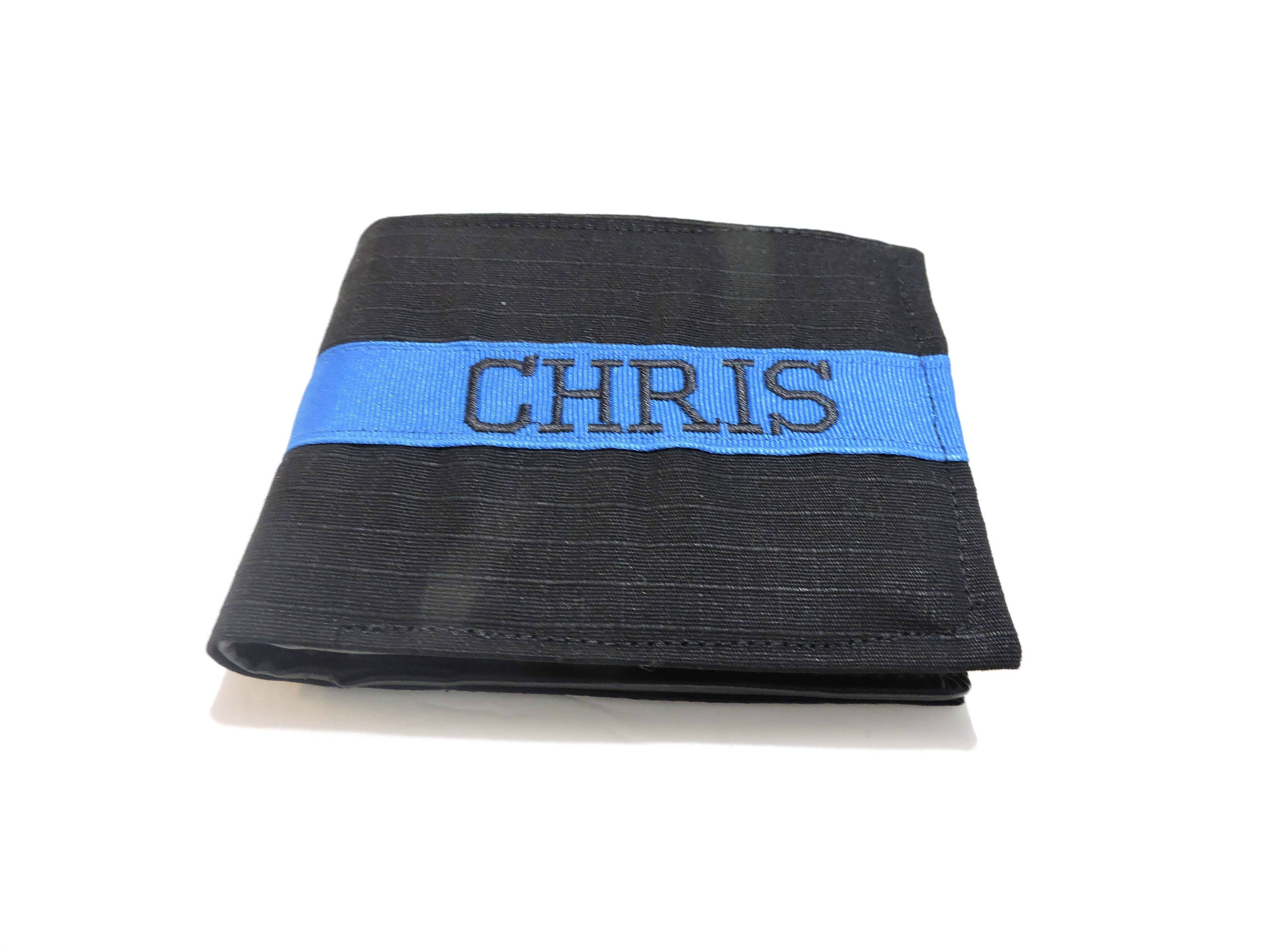 Police Officer Thin Blue Line RFID Bi Fold Wallet Police | Etsy