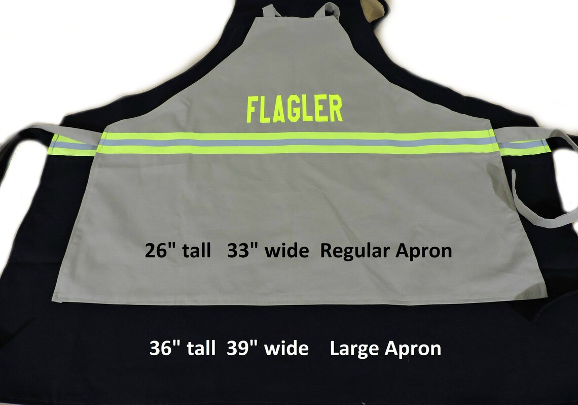 Firefighter Personalized BBQ Apron Regular / Large Apron | Etsy