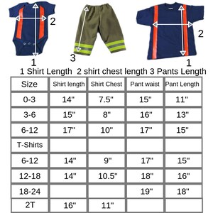 Firefighter Baby Boy Outfit and Jacket, Option Personalize Shirt ...
